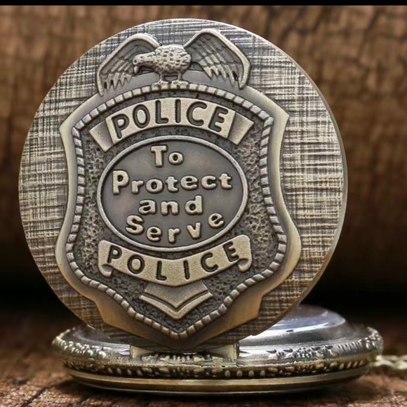 Accessories | Police Pocket Watch To Serve Protect New | Poshmark